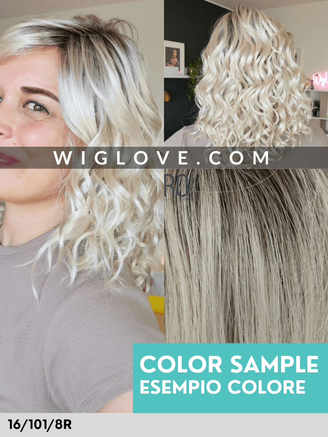 Parrucca Sintetica Mossa: Carla di Rokoko - Dispositivo Medico — Wig Love